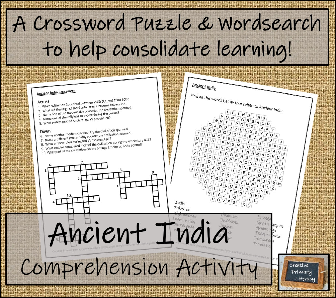Ancient India Close Reading Comprehension Activity | 5th Grade & 6th G ...