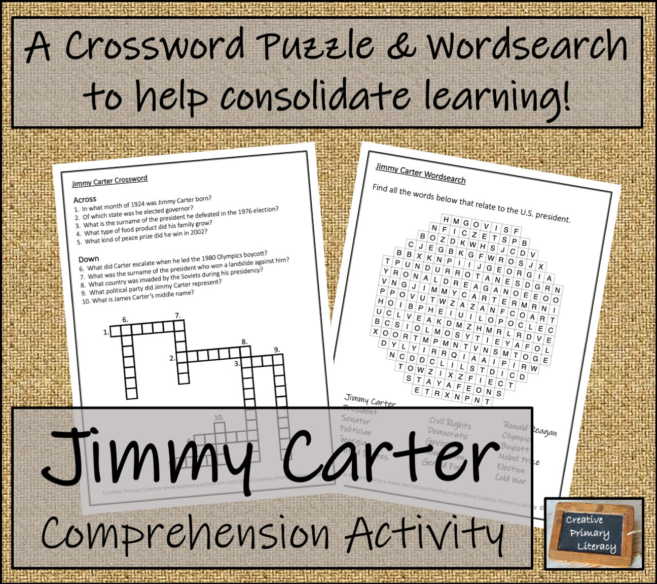 Jimmy Carter Close Reading Comprehension Activity | 5th Grade & 6th Gr ...