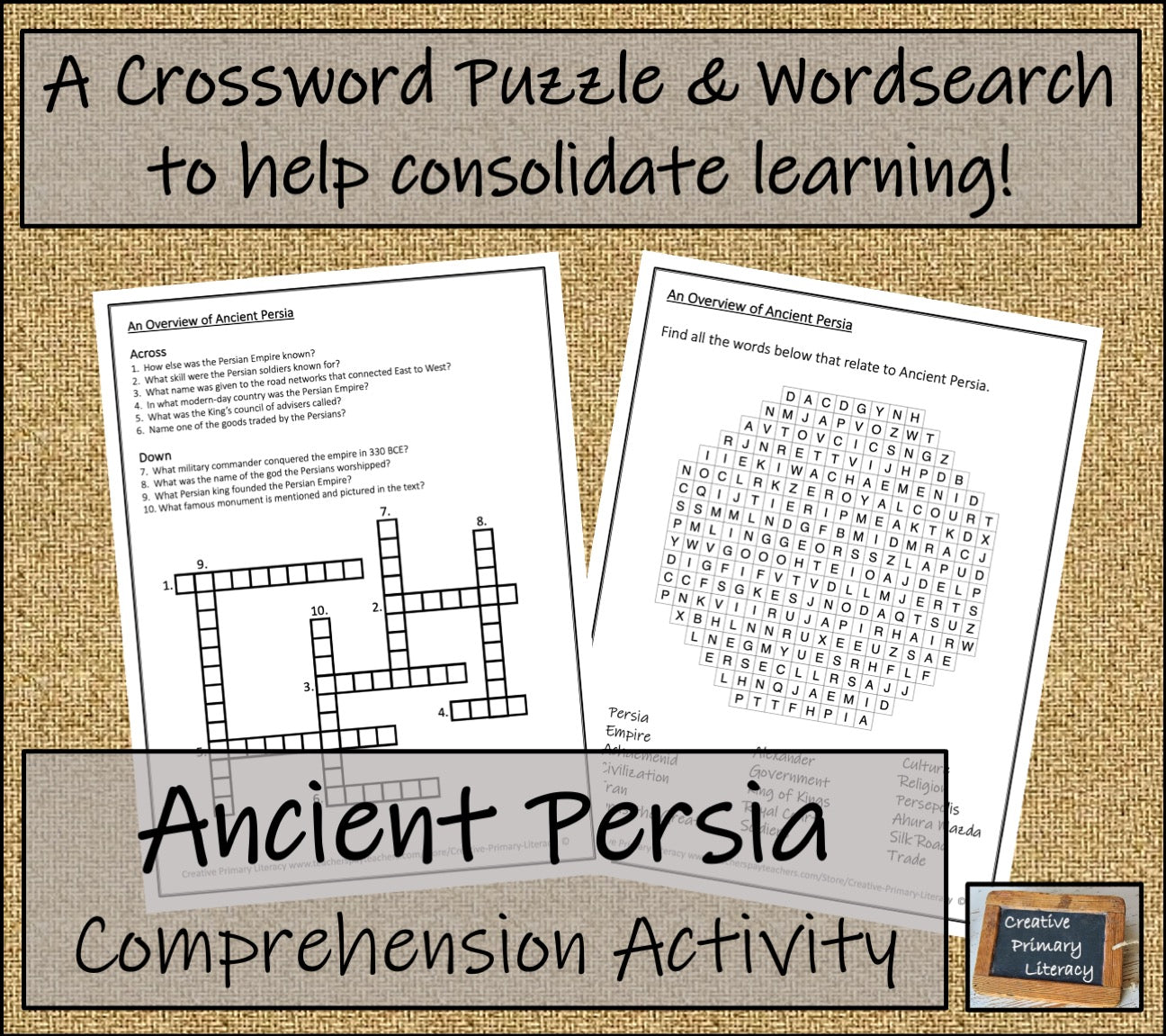 Ancient Persia Close Reading Comprehension Activity | 3rd Grade & 4th ...