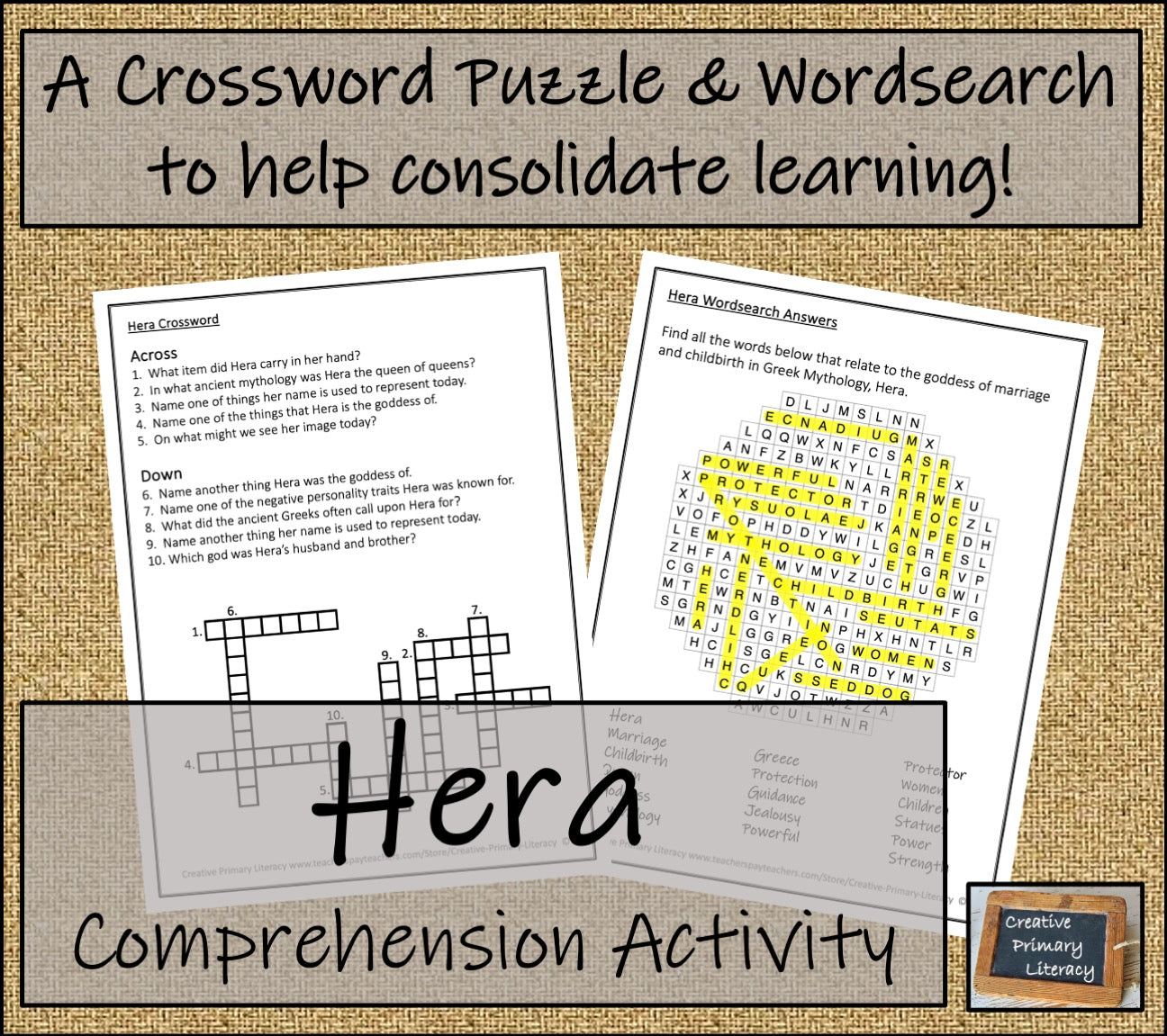 Hera Close Reading Comprehension Activity | 5th Grade & 6th Grade ...