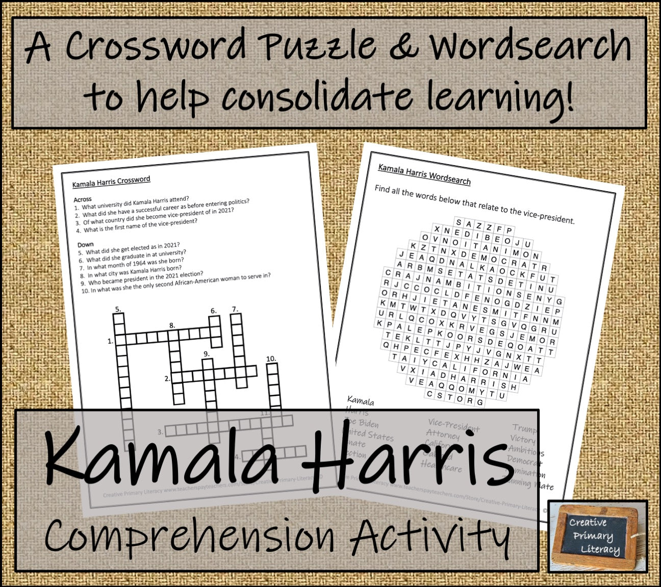 Kamala Harris Close Reading Comprehension Activity | 3rd Grade & 4th G ...