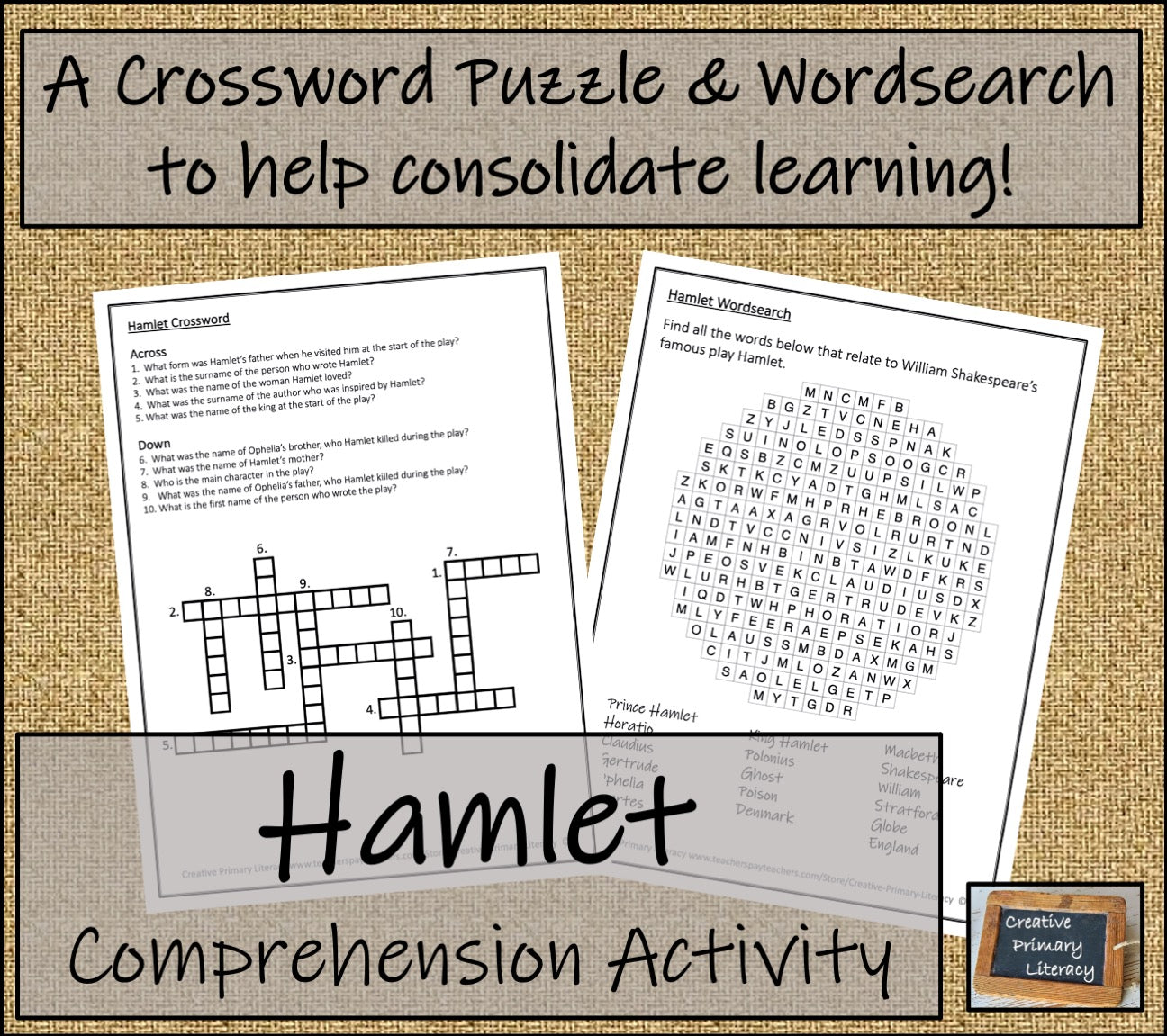 Hamlet Close Reading Comprehension Activity | 5th Grade & 6th Grade ...