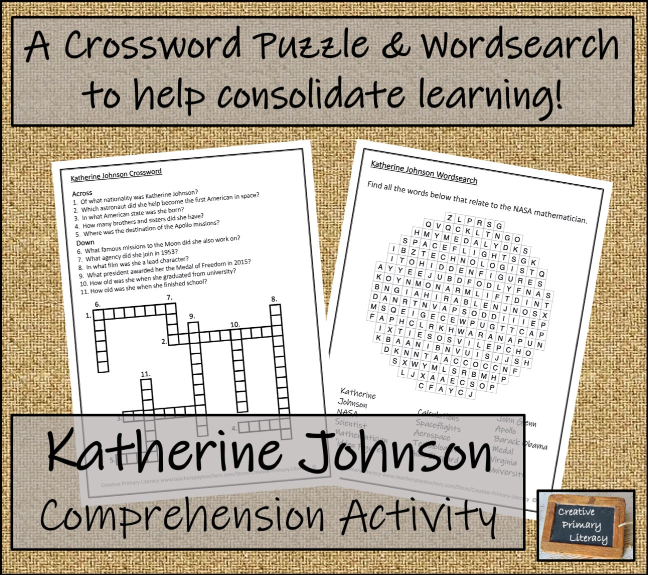 Katherine Johnson Close Reading Comprehension Activity | 3rd Grade & 4 ...