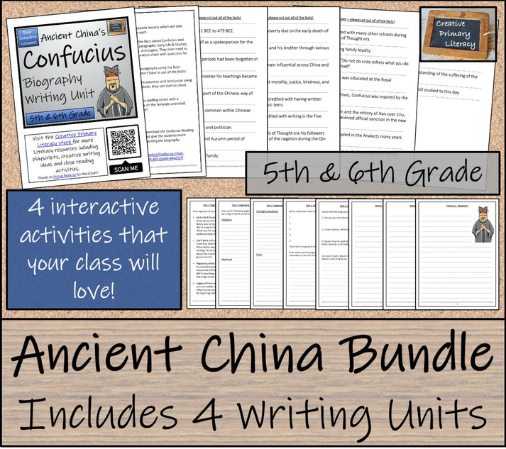Ancient China Mega Bundle of Activities | 5th Grade & 6th Grade ...