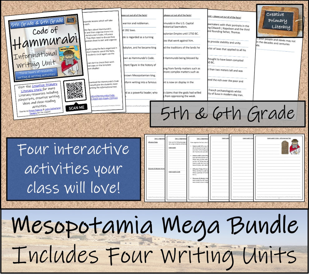 Ancient Mesopotamia Mega Bundle of Activities | 5th Grade & 6th Grade ...