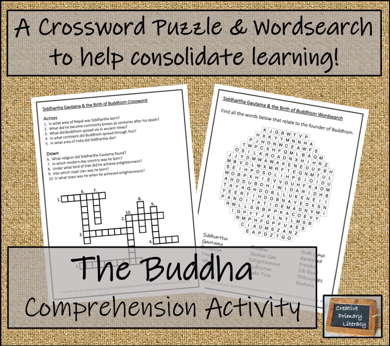 Siddhartha Gautama Close Reading & Biography Writing Bundle | 5th & 6t ...