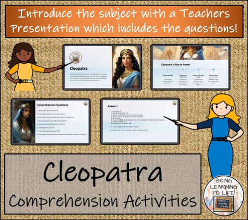 Cleopatra Close Reading & Biography Bundle | 3rd Grade & 4th Grade ...