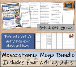 Ancient Mesopotamia Mega Bundle of Activities | 5th Grade & 6th Grade ...
