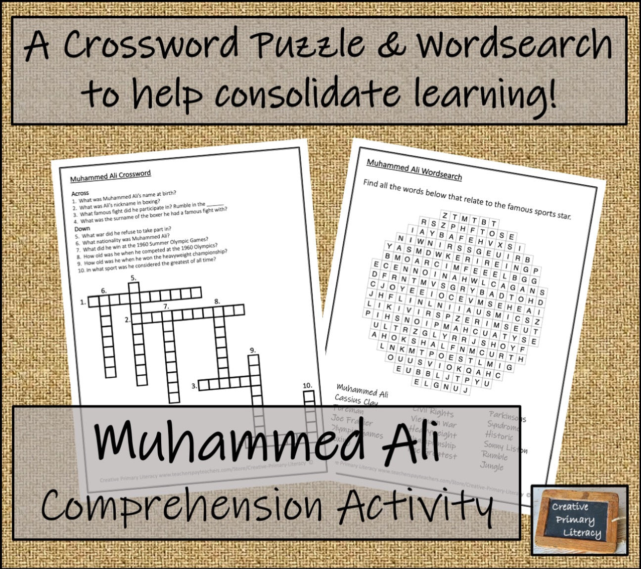 Muhammed Ali Close Reading & Biography Bundle | 5th Grade & 6th Grade ...