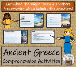 Ancient Greece Close Reading Comprehension Activities | 5th Grade & 6t ...