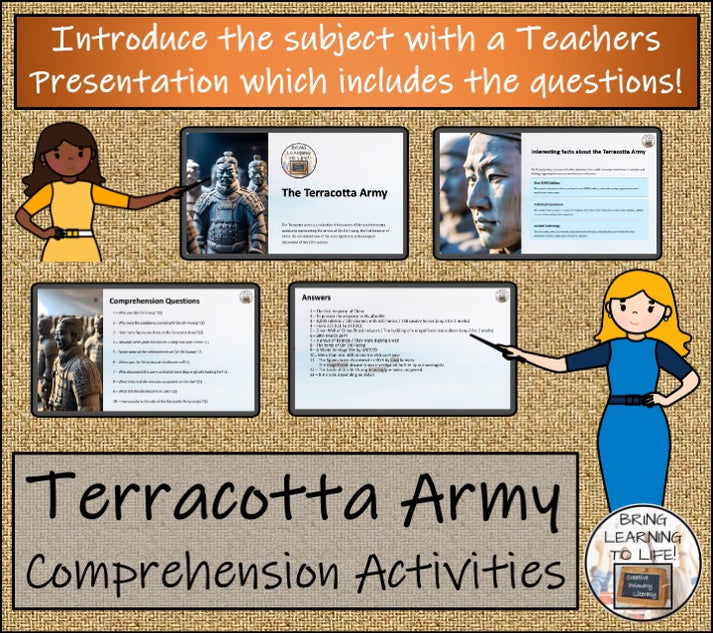 Terracotta Army Close Reading Comprehension Activities | 5th Grade & 6 ...