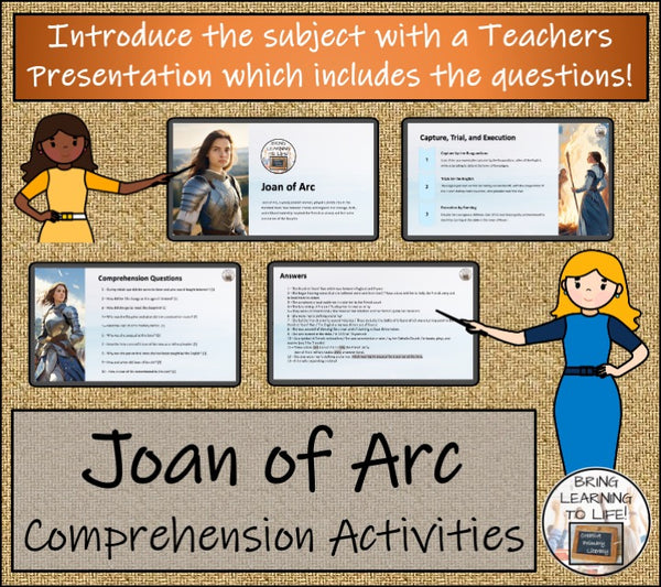 Joan of Arc Close Reading Activities | 5th Grade & 6th Grade – Creative ...