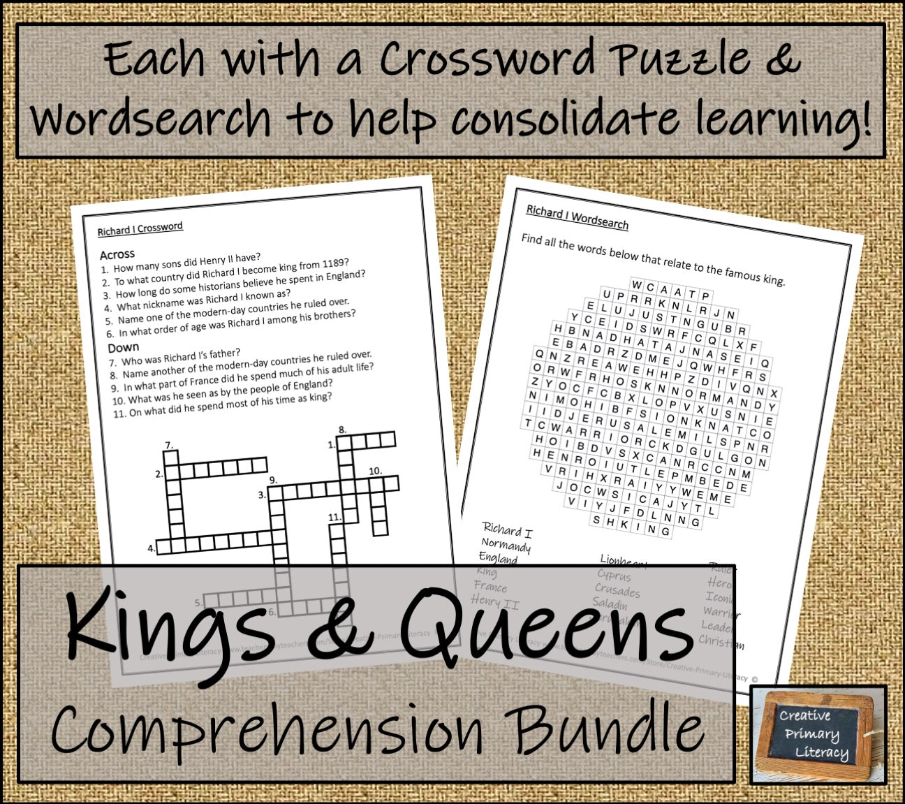 British Kings & Queens Close Reading Comprehension Bundle | 3rd & 4th ...