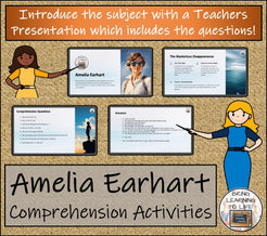 Amelia Earhart Close Reading Comprehension Activities | 3rd Grade & 4t ...
