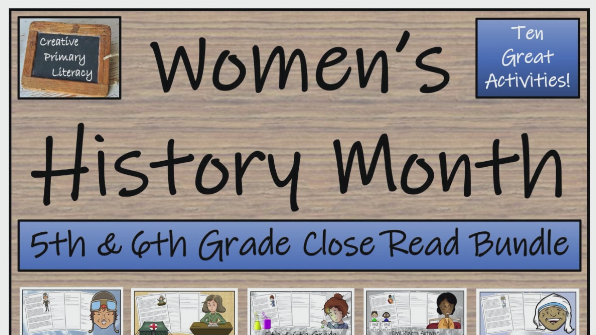 Womens History Month Close Reading Comprehension Bundle | 5th & 6th Gr ...