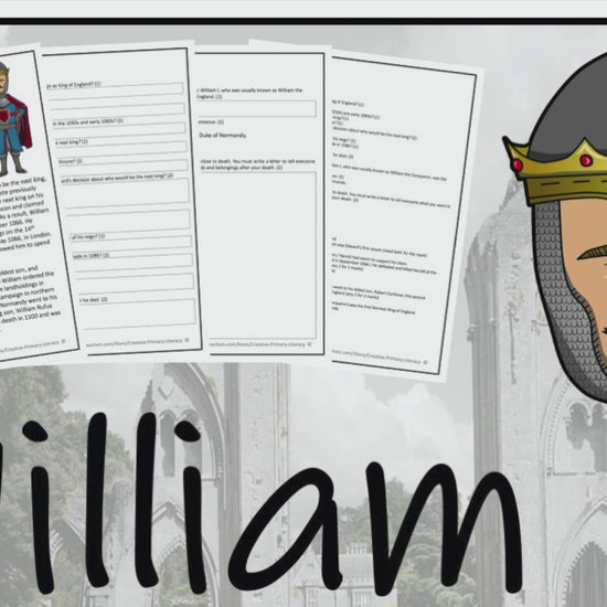 William the Conqueror Close Reading Comprehension Activity | 5th & 6th ...