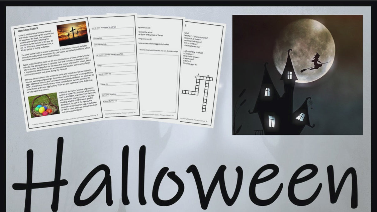 Halloween Close Reading Comprehension Activity | 5th Grade & 6th Grade ...