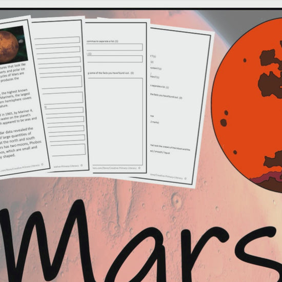 Mars The Red Planet Close Reading Comprehension Activity | 5th Grade ...