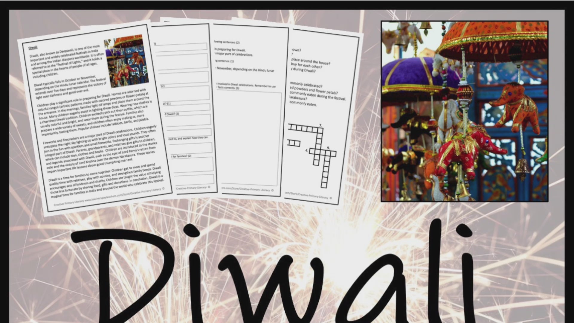 Diwali Close Reading Comprehension Activities | 5th Grade & 6th Grade ...