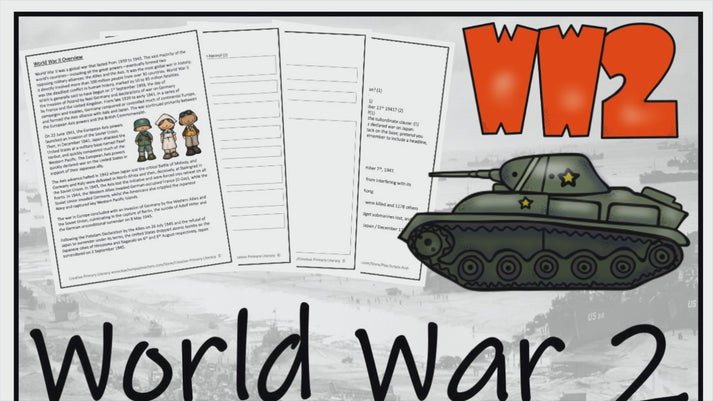Overview of World War 2 Close Reading Comprehension Activity | 5th & 6 ...